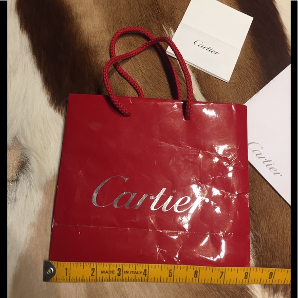 Cartier | Bags | Cartier Paper Bag W Extras 8x7x3 | Poshmark